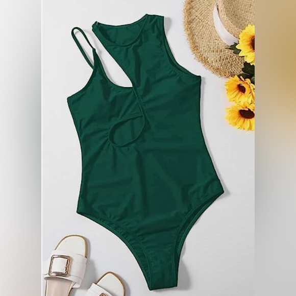 Swim | Womens Cutout Swimsuit High Waisted Monikini One Piece Bathing ...